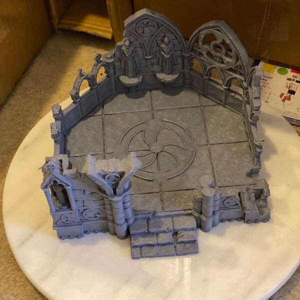 Gothic Abby Dnd Miniature Terrain for Dungeons and Dragons, D&D ...