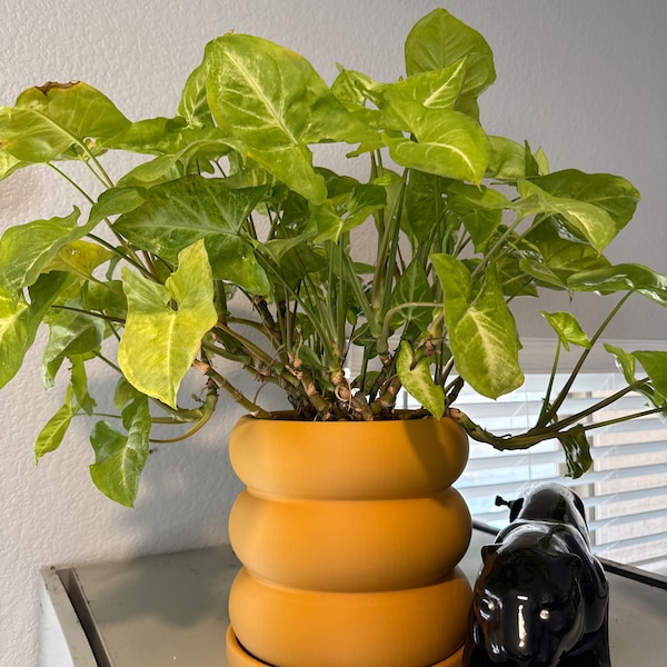 Bubble Plant Pot Unique, 3D Printed Planter, Planter With Drainage ...