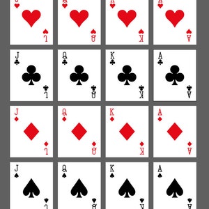 Playing Card SVG, Playing Card Suits Svg, Full Deck of Cards Svg ...