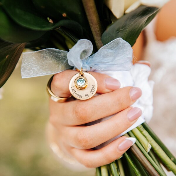 Something Blue for Bride, Engraved Bride Gift From Mom, Something Blue ...