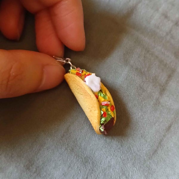Pancake Keychain // Polymer Clay Food // Clay Keychain, Statement ...
