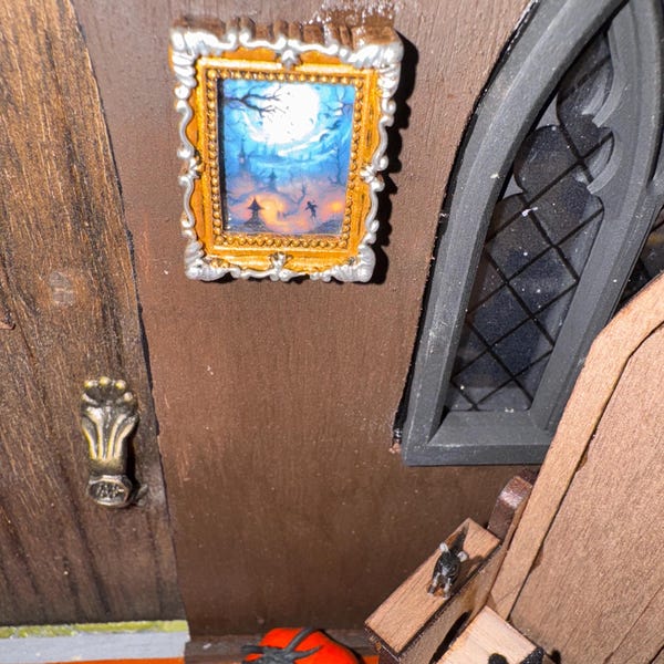 Miniature Witch Furniture 1:12 Scale Creepy Gothic Hutch Haunted ...