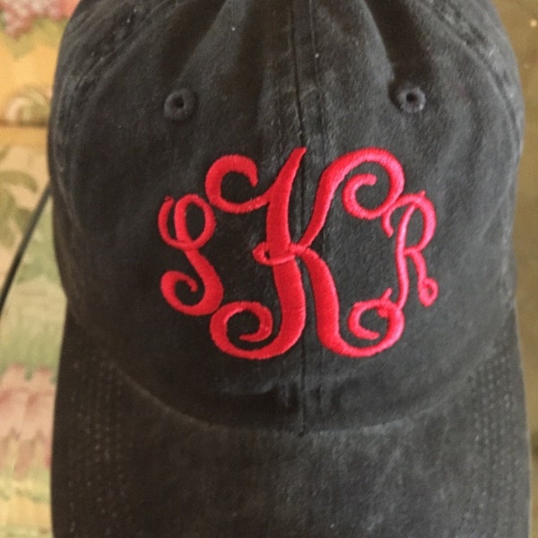 Monogrammed Hat- the PERFECT Preppy Accessory! so Many Color Choices ...
