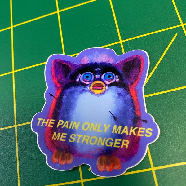 PAIN - Gloss Vinyl Sticker - Etsy