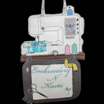 In the Hoop Embroidery Machine Door Sign Embroidery Machine Design - Etsy