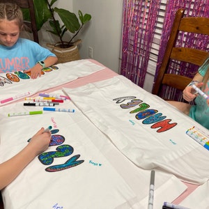 Color Me Personalized Pillow Case Slumber Party Sleepover Gifts ...