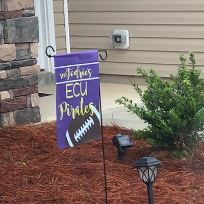 Personalized East Carolina University Garden Flag Collegiate - Etsy