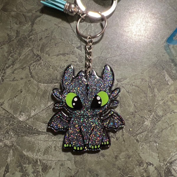 Cartoon Dragon Keychain, Movie Character Keyring, TV Show Character ...