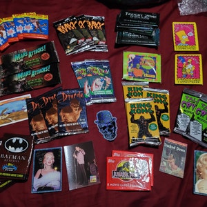 4 Packs of Muscle Cars Vintage Collector's Cards. 9 Cards per Pack ...