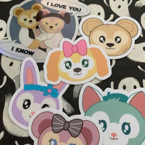 Classic Collection Duffy & Friends Inspired Sticker Pack - Etsy