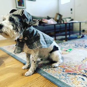 Lilac Tweed Dress for Dogs and Cats, Vintage Luxury Purple Tweed Tutu ...