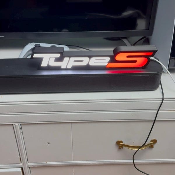 3D Printed Honda Civic Type R Desk LED Light Box - Etsy