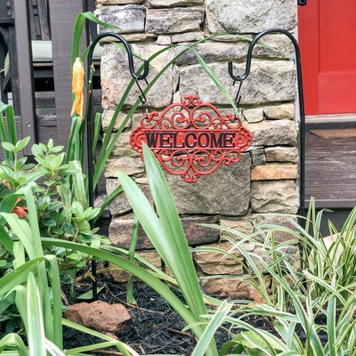 Metal Welcome Home Sign for Entryways, Doorways and Doors. This Cast ...
