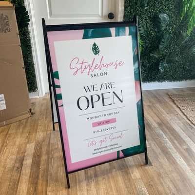 Bounce House Rules, Sidewalk Sign, A-frame Business Sign, Business Menu ...