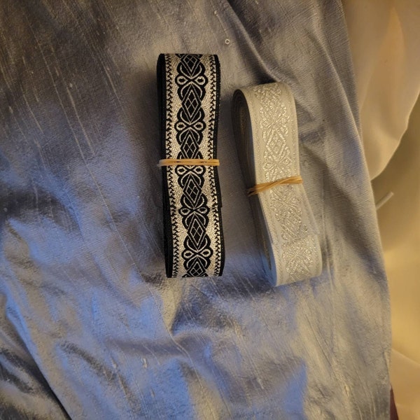 Medieval Fabric Trim, Woven Jacquard Trim, 1 Inch Wide, Sold by the ...