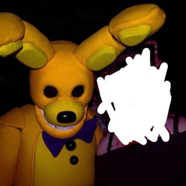 FNAF Spring Bonnie Movie Version Full Body Wearable Mask Template for ...