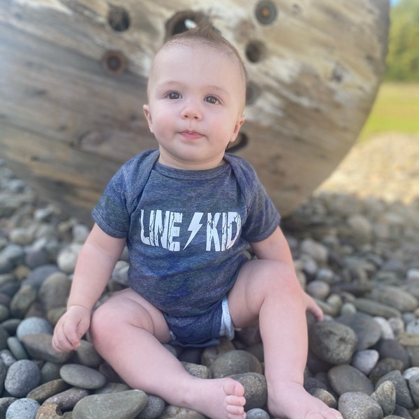 TODDLER & YOUTH Line Kid Shirt - Lineman Child Shirt - Linemans Girl ...