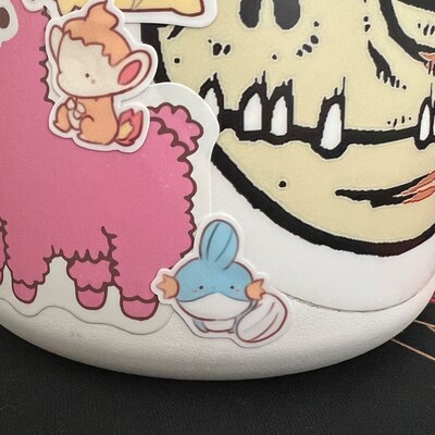 Pastel Tiny Derpy Poké Gen 1-9 Starters Sticker Sheet 27 Stickers - Etsy