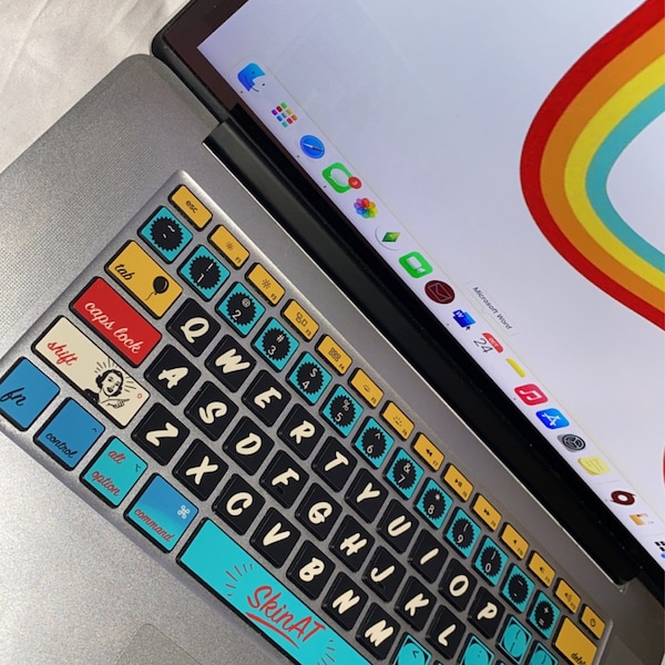 Old Poster Keyboard Stickers Laptop Keyboard Cover Vinyl MacBook ...