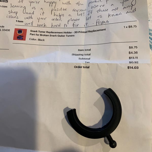 Snark Tuner Replacement Arm - Pack of 5 - 3D Printed Replacement Parts ...