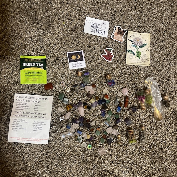 Crystals and Natural Apothecary Trinkets and Curiosities Confetti Scoop ...