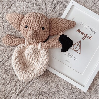 The House Elf Snuggler, Amigurumi Pattern, Potter Pals Crochet Pattern ...
