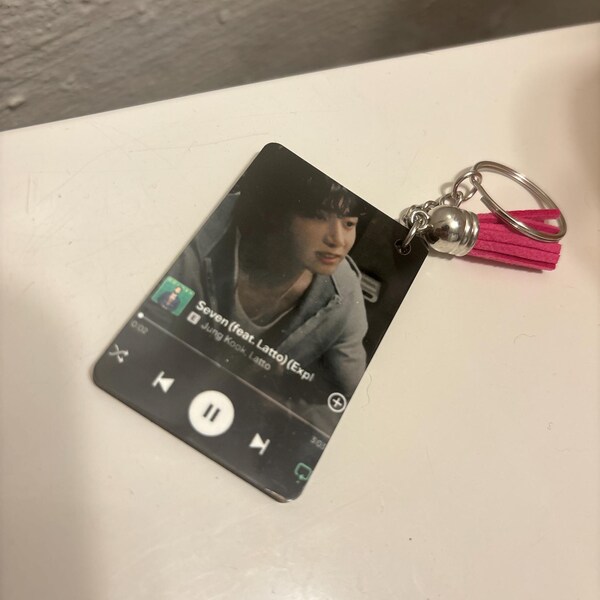 BTS Butter Music Player Custom Song Keychain, BTS Spotify Music Player ...