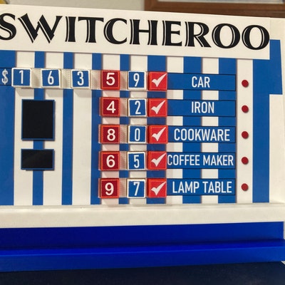 The Price is Right switcheroo Pricing Game 7 Inches Long X 5.5 Inches ...