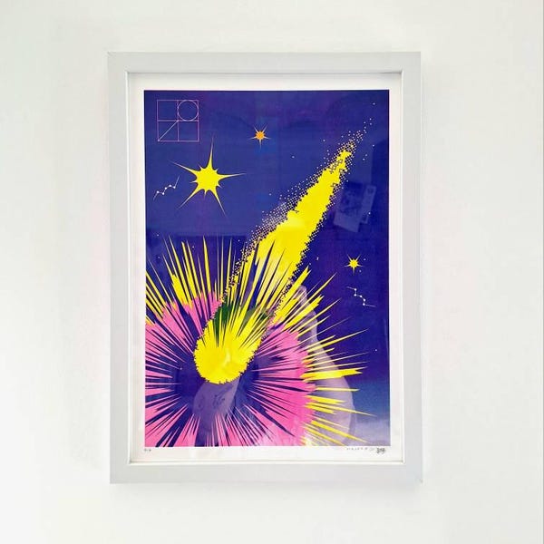 A3 Risograph Print of a Japanese Collage Landscape 2.0 - Etsy