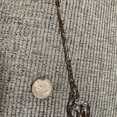 Handmade REVERSIBLE Retro Scepter Inlaid With Moonlight Stone Hairpin ...