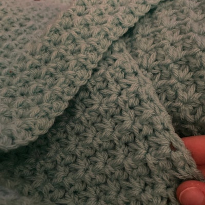 Crochet Simple and Fast Beginner Baby Blanket Pattern Sirin's Crochet ...