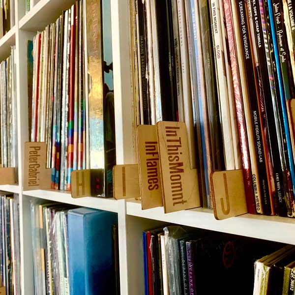 Eco Friendly, Genre Record Dividers, Record Dividers, Custom Genre ...