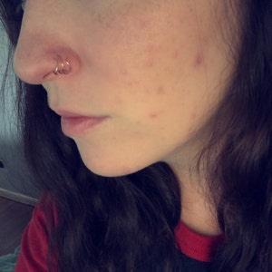 Wavy Triple Hoop Nose Ring for Single Pierced Nose, 22 or 20 Gauge Wire ...