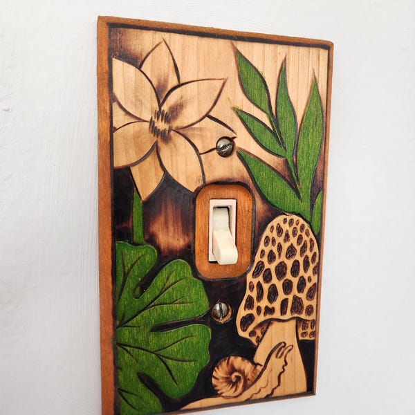Woodburned Spoons - Nature Designs, Food Safe Wood Wooden Spoons for ...
