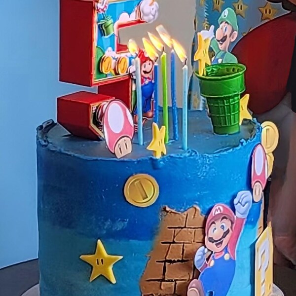 Super Mario and Luigi Gable Box - Etsy