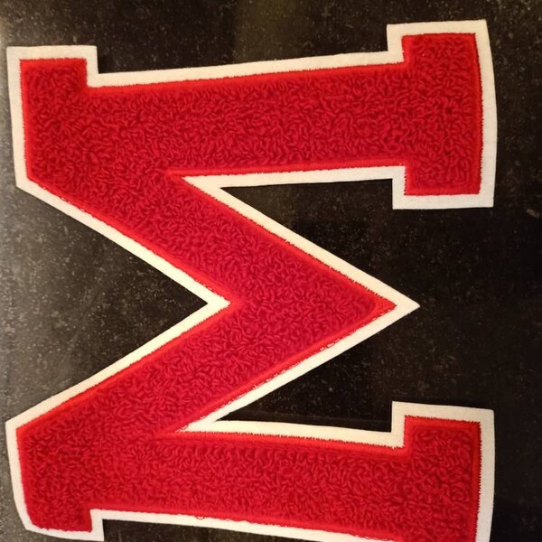 Custom Chenille Varsity Style Letters. HANDCRAFTED. - Etsy