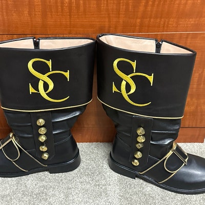 Handmade Santa Claus Boot,nubuck Leather Boots,santa Suit,chrismas ...