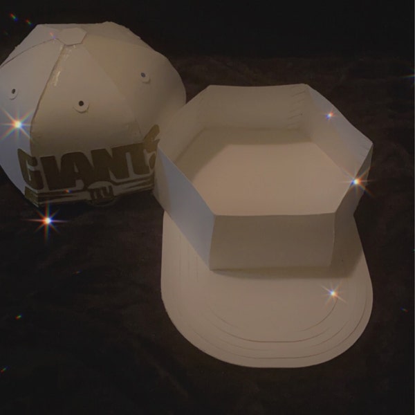 Baseball Cap Favor Box Svg, Baseball Cap Svg, Printable Template, Favor ...