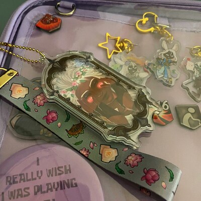 Fire Emblem Lady Rhea Art Nouveau Clear Acrylic Charm - Etsy