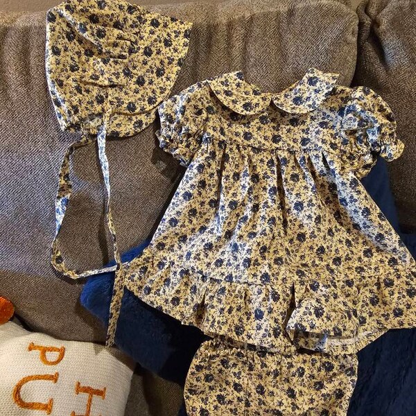 Custom Doll Bonnets Sizes Pioneer Bonnets Doll Bonnets, Doll Outfits ...