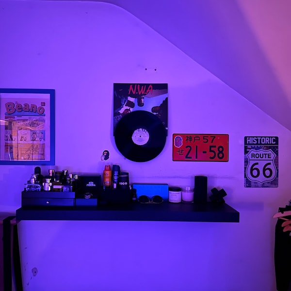 LP Album Cover and Record Holder - Vinyl Display for Music Lovers ...