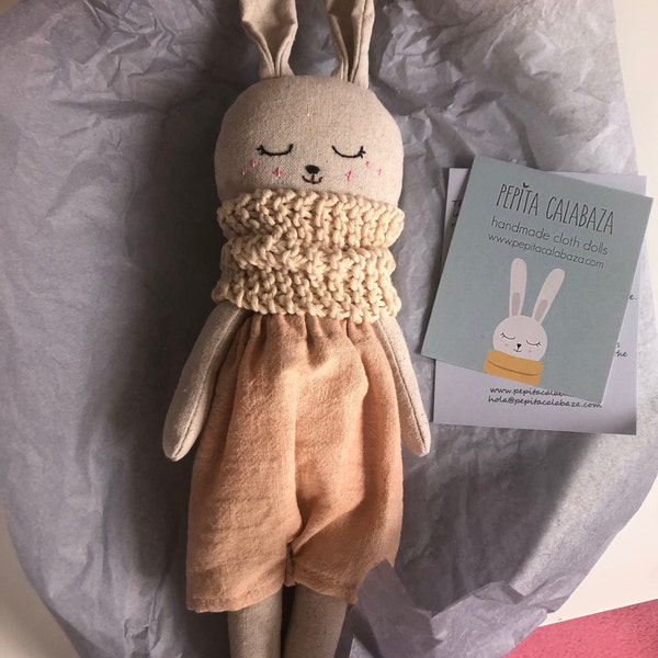 Personalized Bunny Doll. Easter Bunny. Rabbit Cloth Doll. Stuffed ...