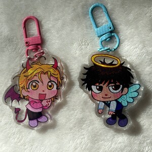 Gyaru Hatsune Miku Acrylic Epoxy Glitter Keychain - Etsy