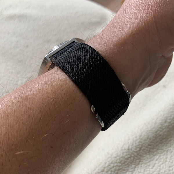 Multicolor Nylon Fabric Smart Watch Band Sport Fitness Quick on Loop ...