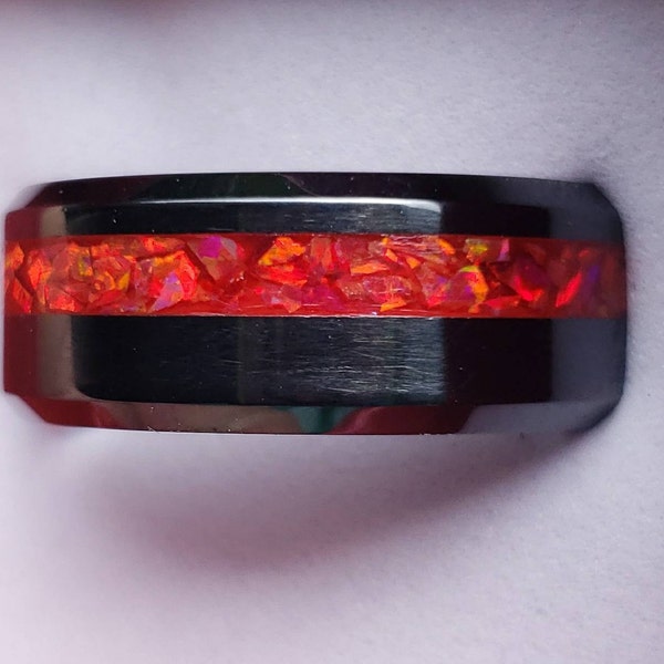 Crushed Opal - "flaming" / Premium Inlay Material for Ring Jewelry ...