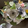 Custom Book Rose Bouquet, Wedding Bouquet - Etsy
