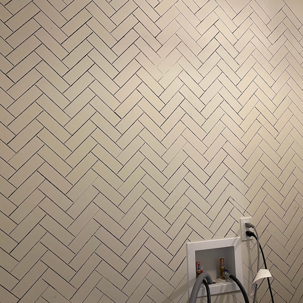 Geometric Wall Stencil | Square Plaid Wall Stencil | Diagonal Plaid ...