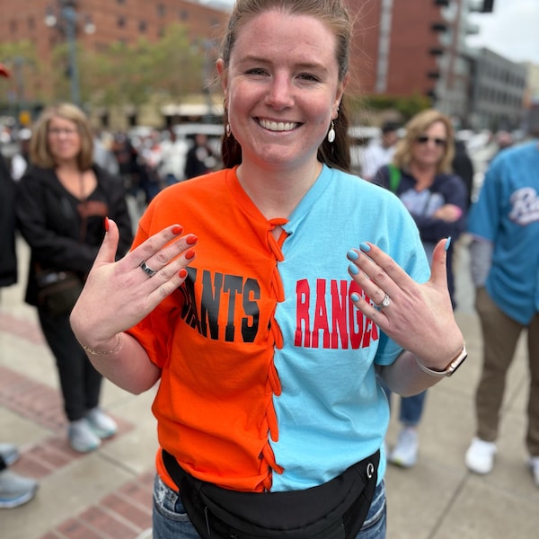 Custom College/ Team Apparel- Half and Half T-shirt or Crop Divided Tee ...