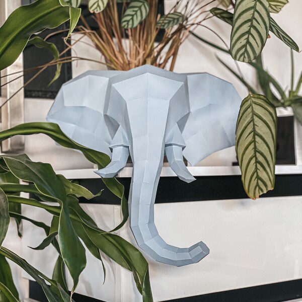 Skull Papercraft Template, Origami, PDF Download DIY - Etsy