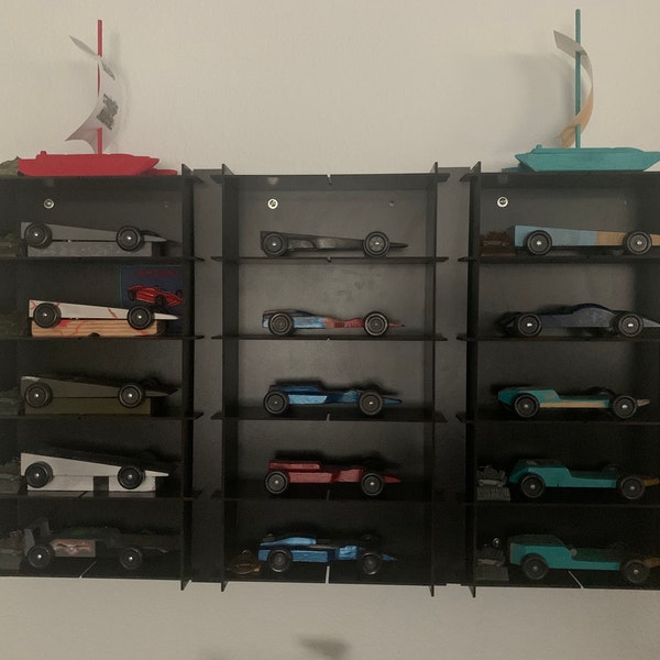 1/24 Model Car Display Case: Acrylic Diecast Car Shelf With Cover - Etsy